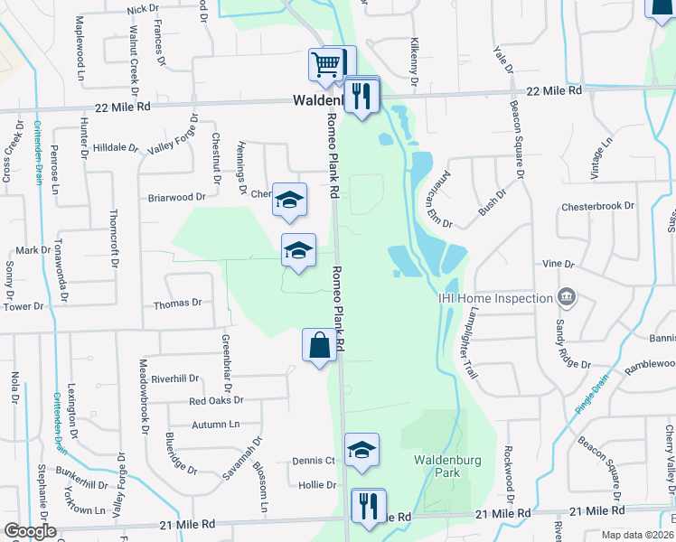 48044 Romeo Plank Road, Macomb MI - Walk Score