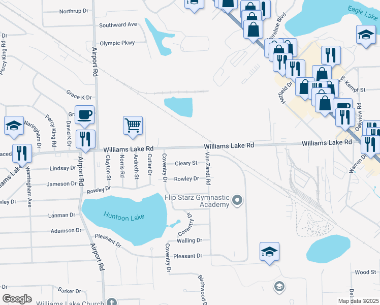 5585 Williams Lake Road, Waterford Township MI - Walk Score