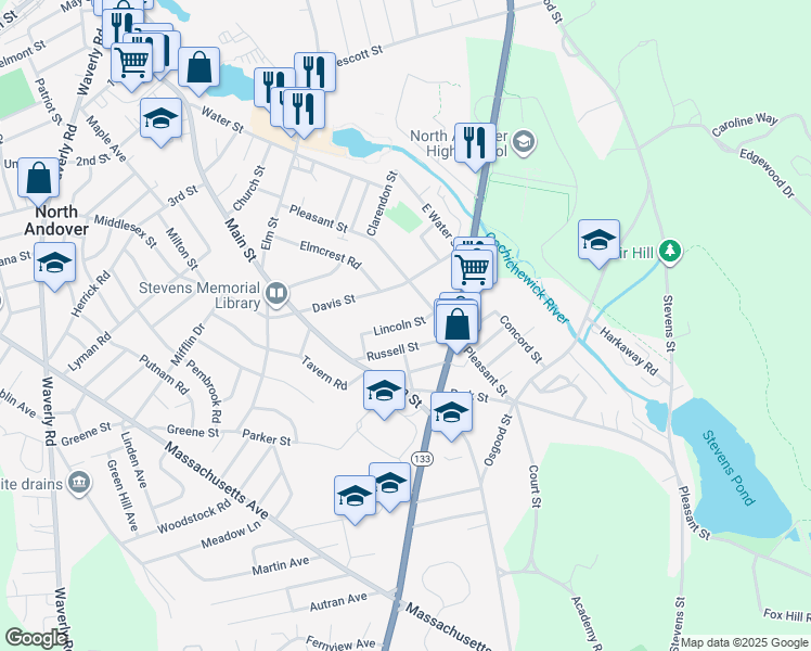 28 Lincoln Street, North Andover MA - Walk Score