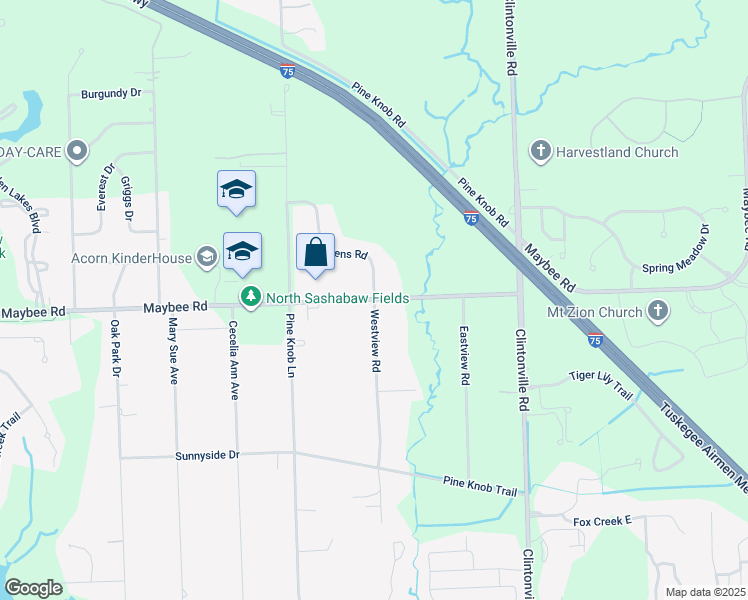 Maybee Road, Oakland County MI - Walk Score