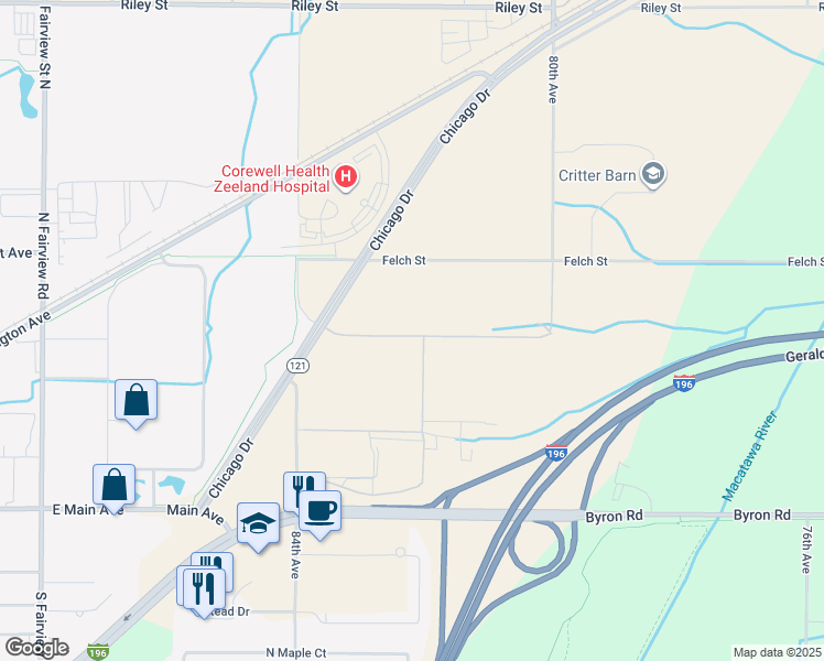 8363 Logistic Drive, Zeeland MI - Walk Score