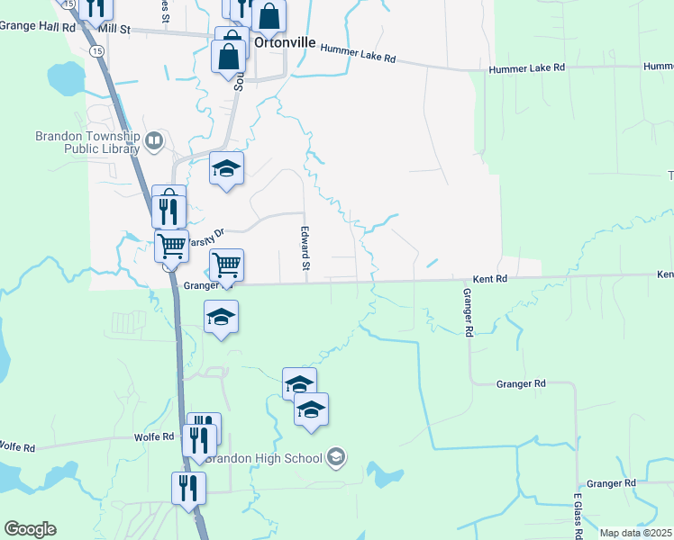 355 Granger Road, Brandon Township MI - Walk Score
