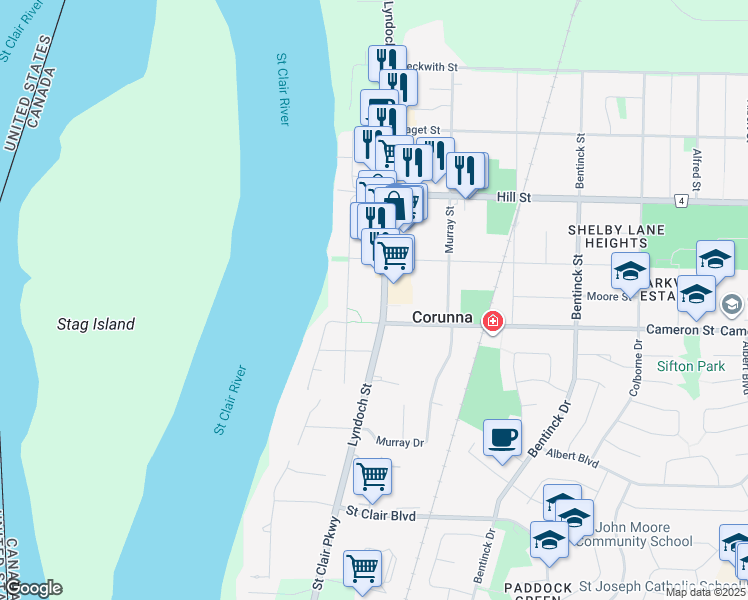 451 Lyndoch Street, St. Clair ON - Walk Score