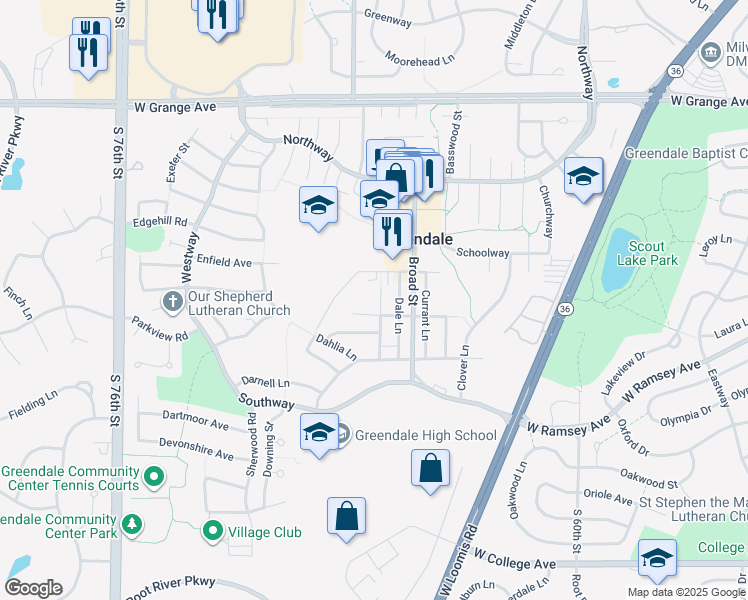 5813 Dendron Lane, Greendale WI - Walk Score