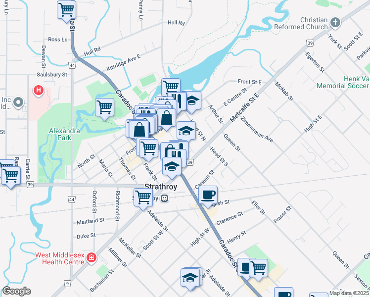 25 Colborne Street, Strathroy ON - Walk Score