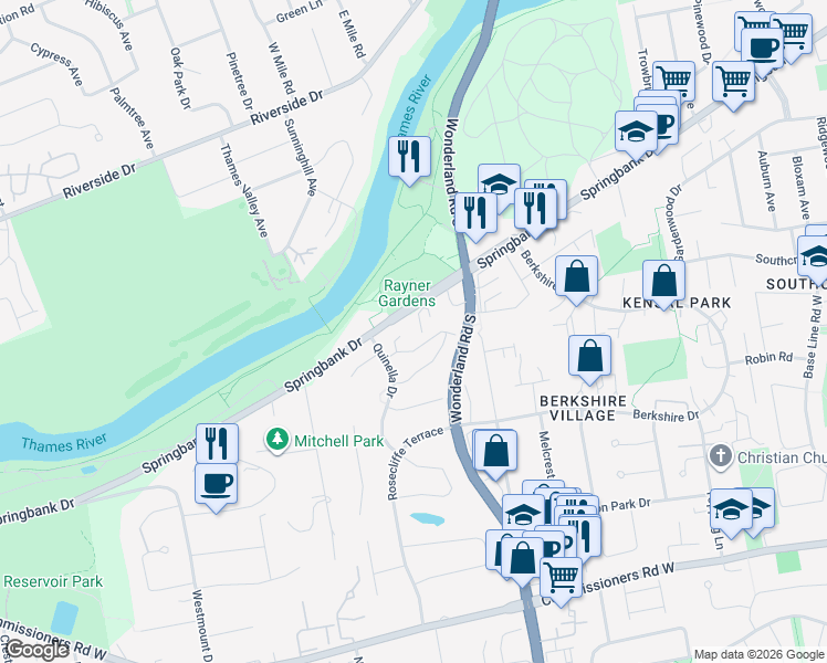 630 Springbank Drive, London ON - Walk Score