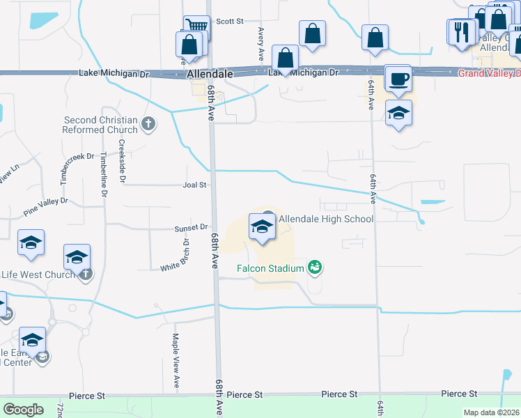 10830 68th Avenue, Allendale MI - Walk Score