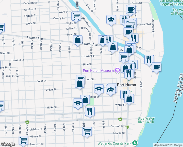 1113 9th Street, Port Huron MI - Walk Score