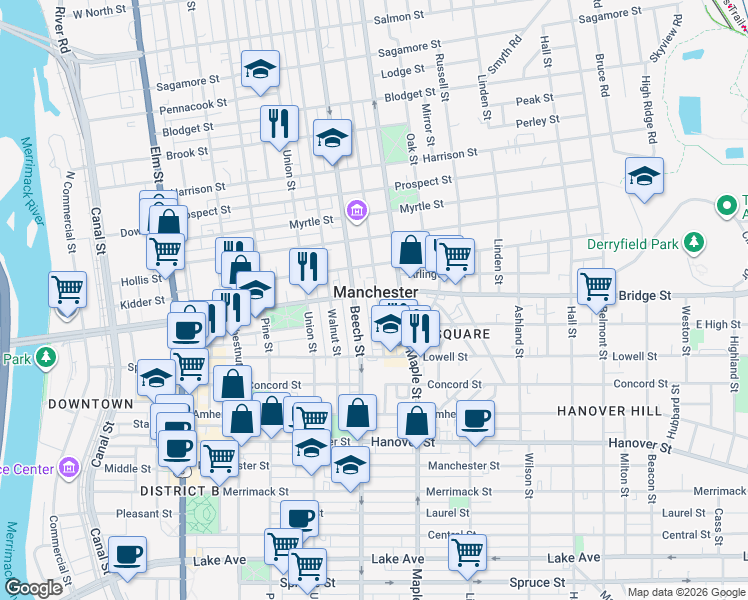 195 Bridge Street, Manchester NH - Walk Score