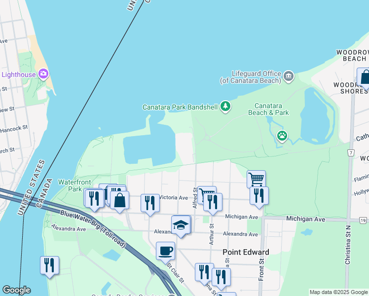 1275 Sandy Lane, Point Edward ON - Walk Score