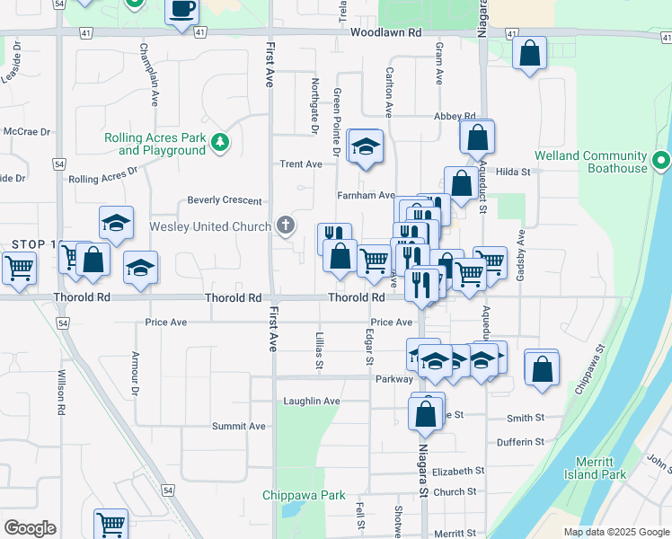 152 Thorold Road, Welland ON - Walk Score