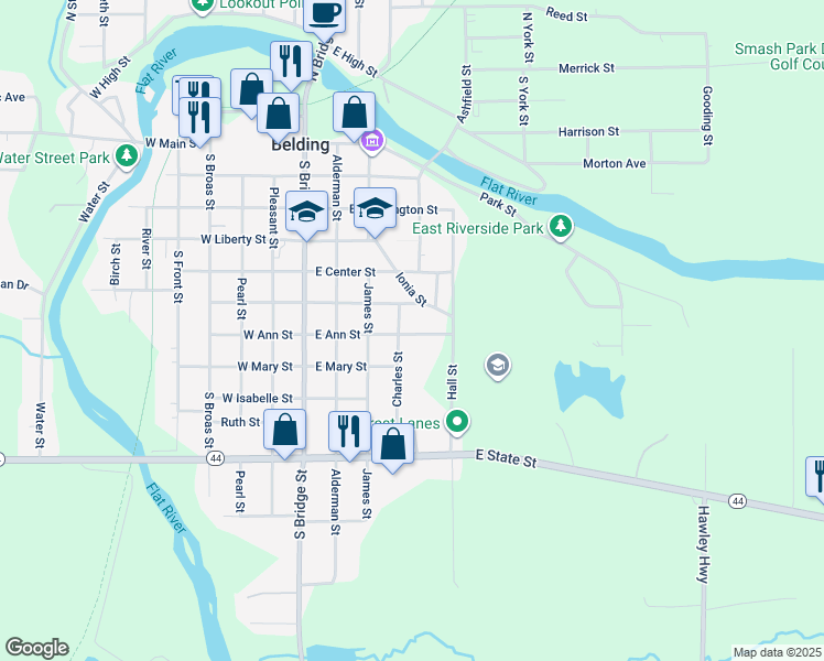 410 East Ann Street, Belding MI - Walk Score