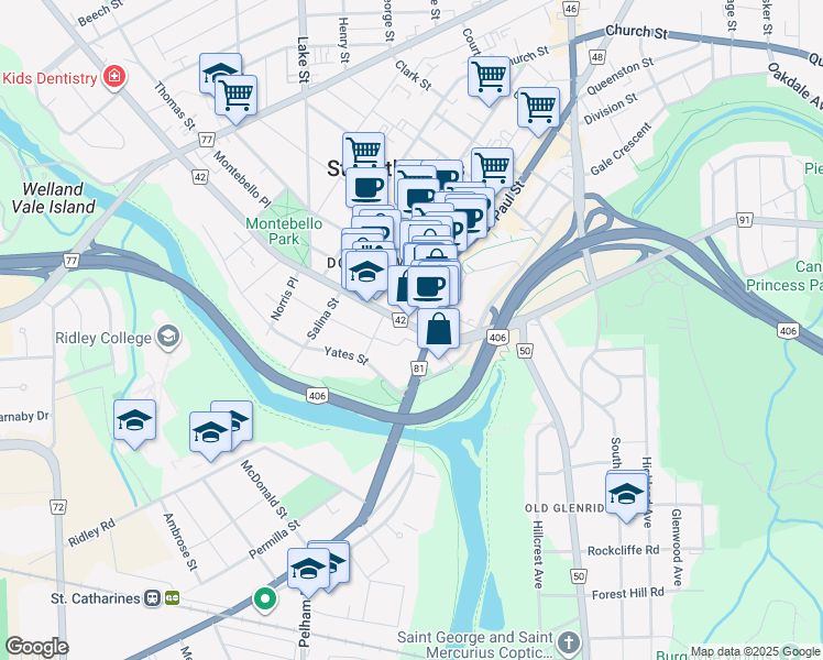 39 Ontario Street, St. Catharines ON - Walk Score