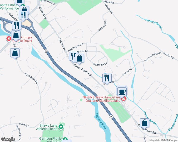 16 Dover Point Road, Dover NH - Walk Score