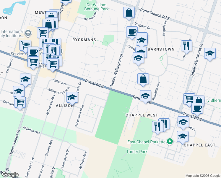 Rymal Rd E & Upper Wellington St, Hamilton ON - Walk Score