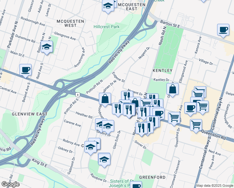 555 Queenston Road, Hamilton ON - Walk Score