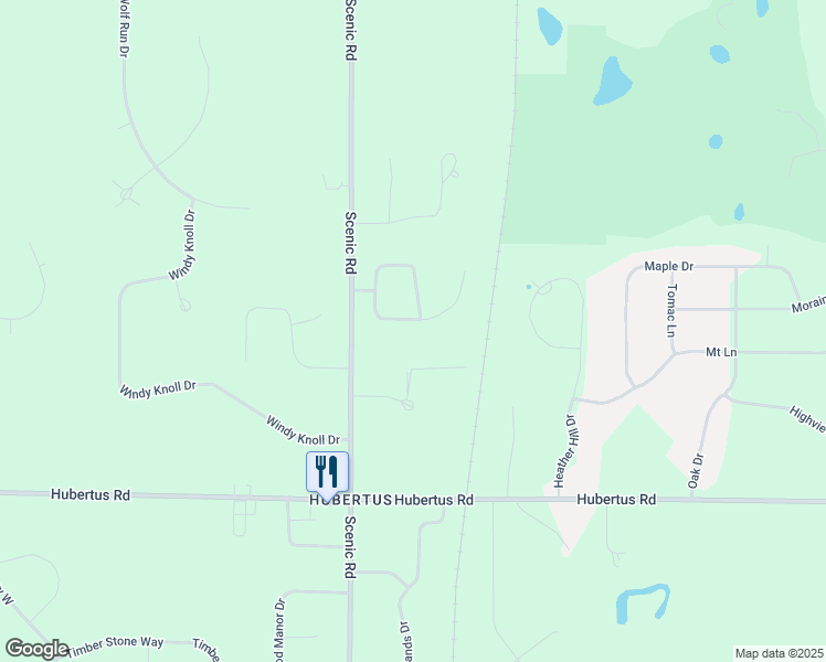 1428 Scenic Drive, Hubertus WI - Walk Score