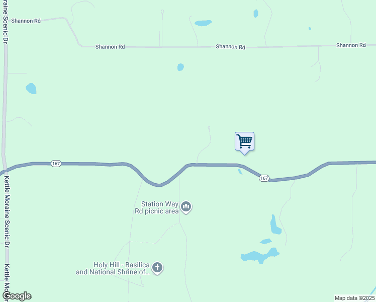 1715 Troll Hill Road, Hubertus WI - Walk Score