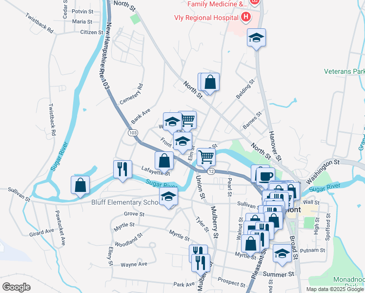 11 Front Street, Claremont NH - Walk Score