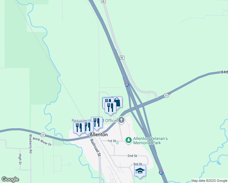 840 Church Street, Allenton WI - Walk Score