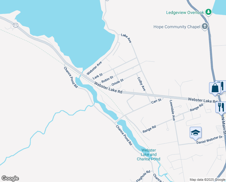 136 Webster Lake Road, Franklin NH - Walk Score