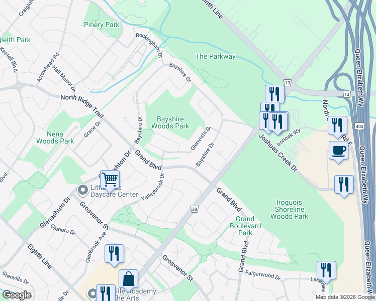 1683 Glenvista Drive, Oakville ON - Walk Score