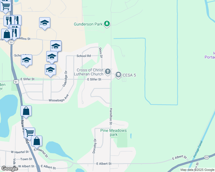 2508 Hamilton Street, Portage WI - Walk Score