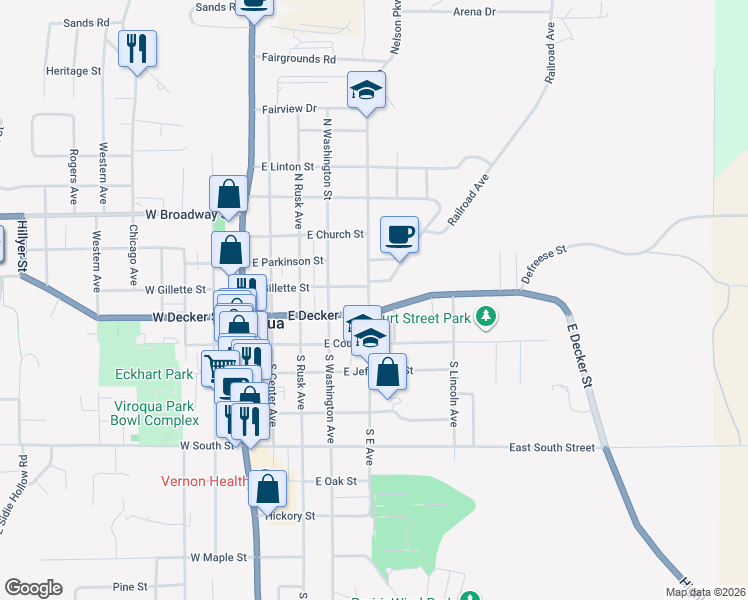 504 East Decker Street, Viroqua WI - Walk Score