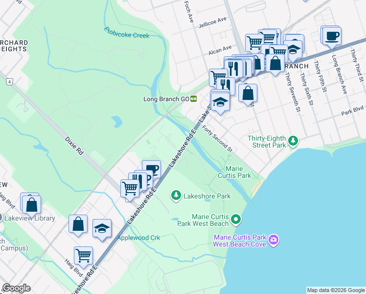 1523 Lakeshore Road East, Mississauga ON - Walk Score