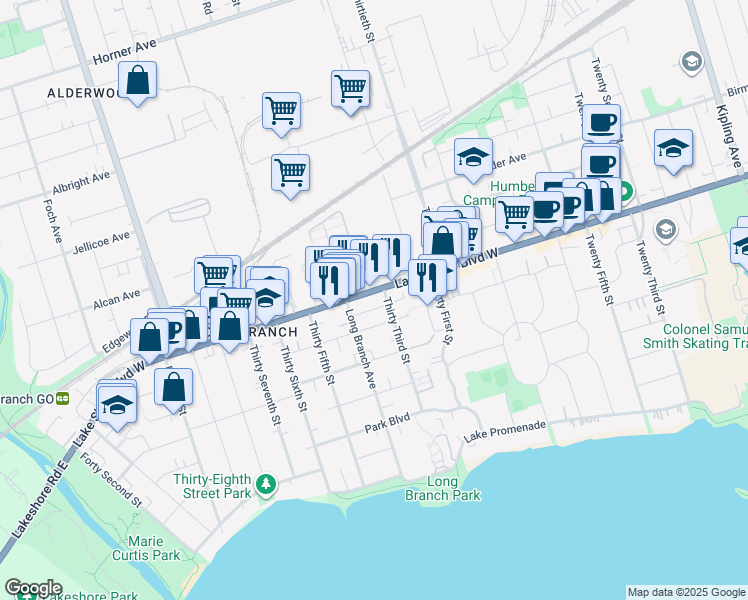 3531 Lake Shore Boulevard West, Toronto ON - Walk Score