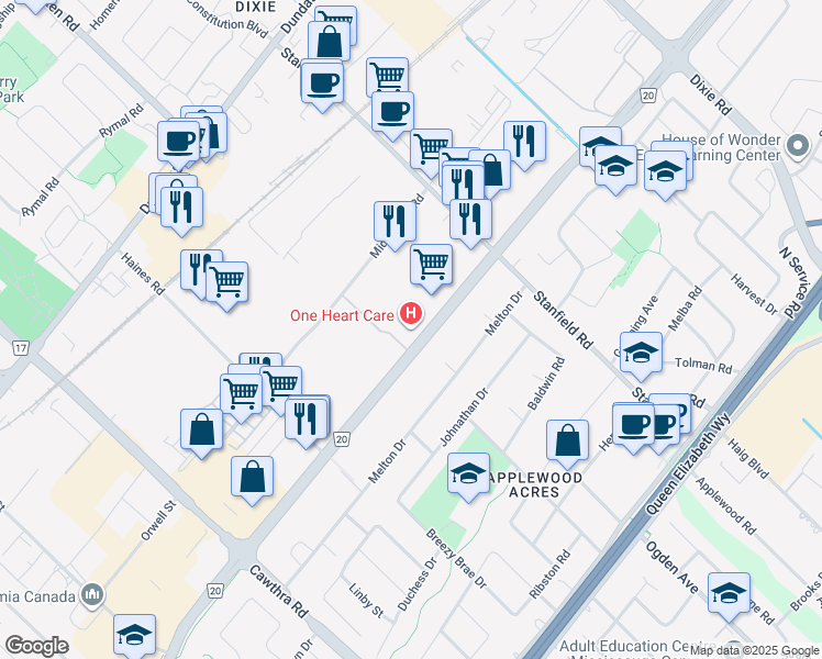 1000 Middlegate Road, Mississauga ON - Walk Score