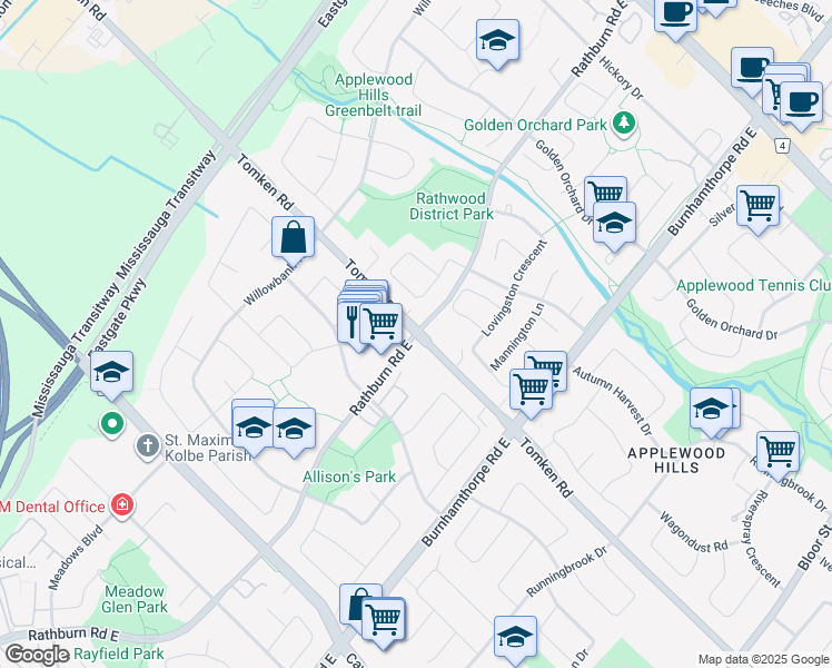 Tomken Rd & Rathburn Rd E, Mississauga ON - Walk Score