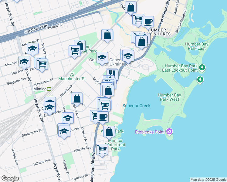 2323 Lake Shore Boulevard West, Toronto ON - Walk Score