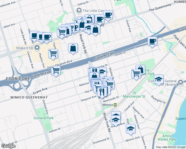 Royal York Road & Evans Avenue, Toronto ON - Walk Score