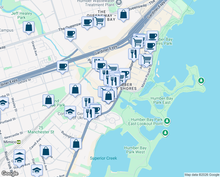 2220 Lake Shore Boulevard West, Toronto ON - Walk Score