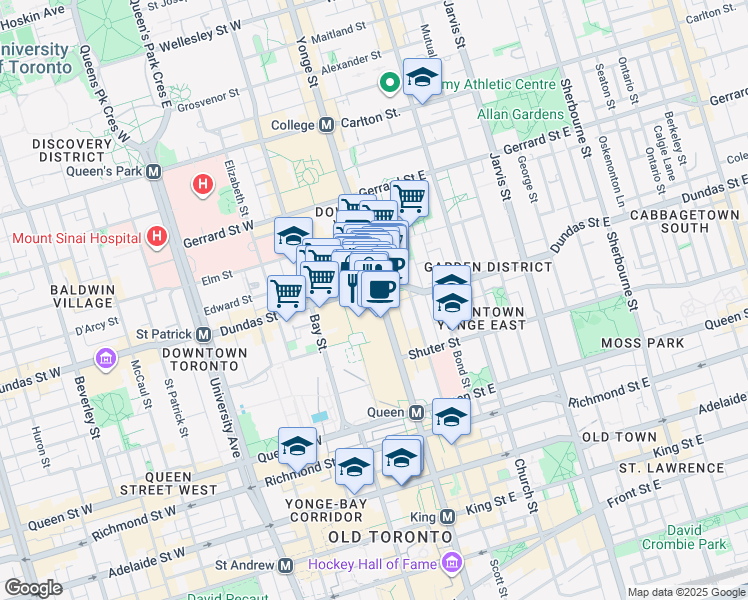 218 Yonge Street, Toronto ON - Walk Score