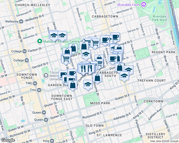 250 Sherbourne Street, Toronto ON - Walk Score