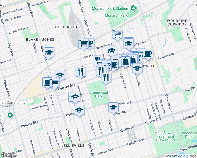 1271 Gerrard Street East, Toronto ON - Walk Score