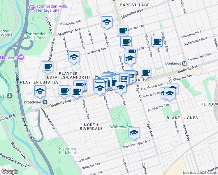 508 Danforth Avenue, Toronto ON - Walk Score