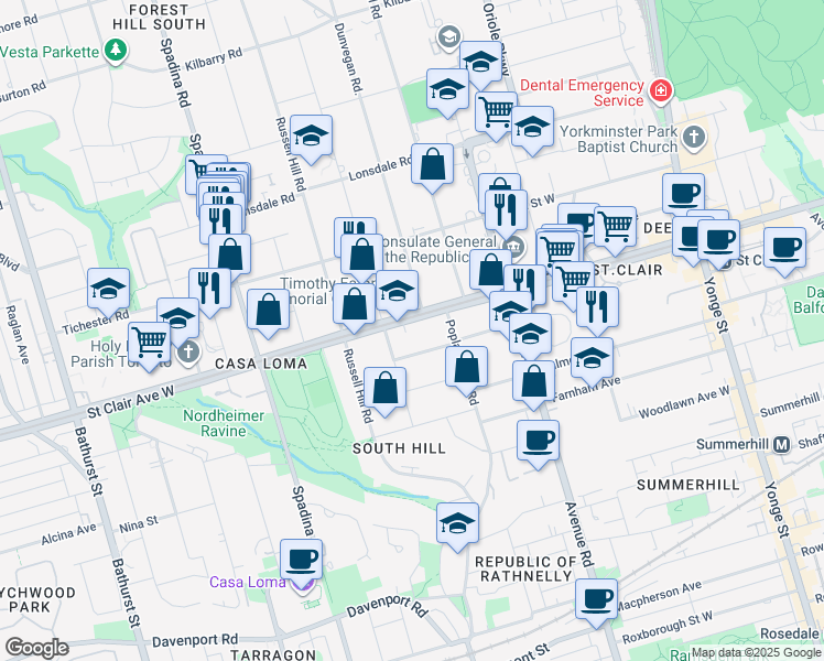 235 Saint Clair Avenue West, Toronto ON - Walk Score