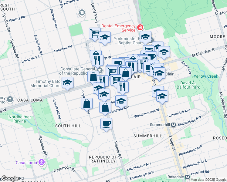 36 Foxbar Road, Toronto ON - Walk Score