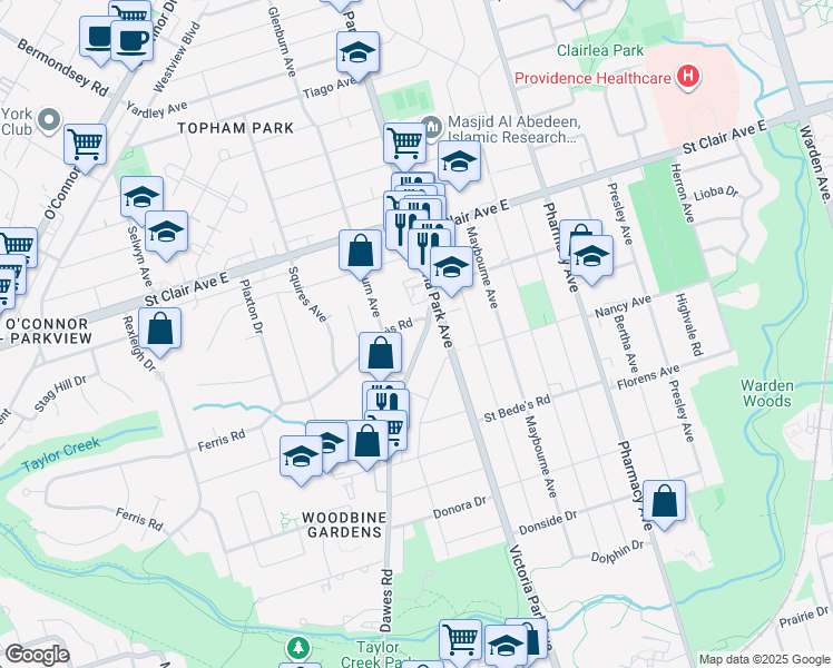 540 Dawes Road, Toronto ON - Walk Score