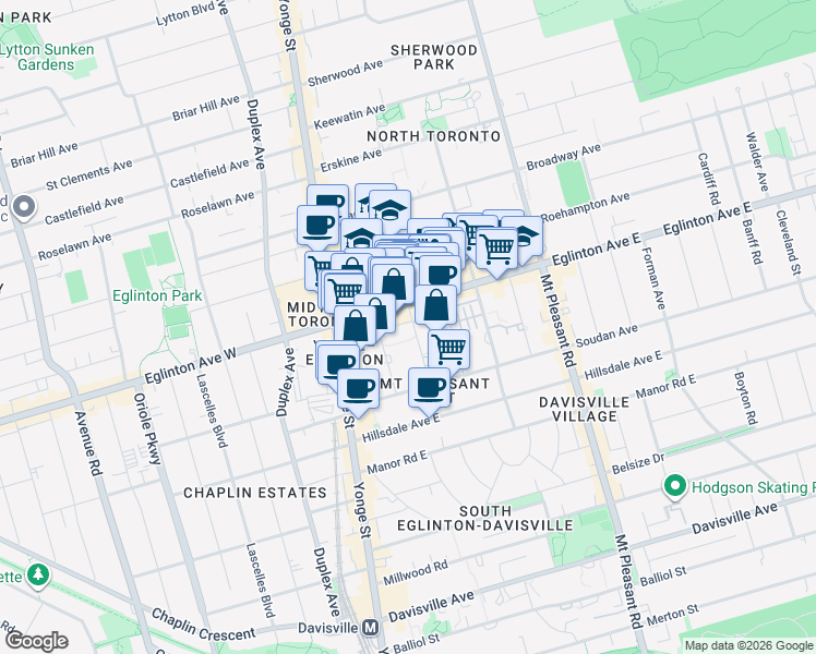 70 Dunfield Avenue, Toronto ON - Walk Score