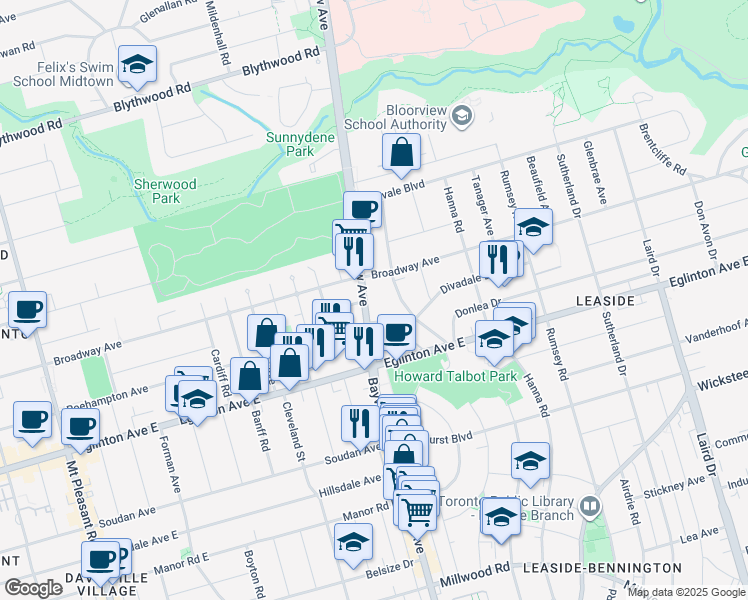 1835 Bayview Avenue, Toronto ON - Walk Score