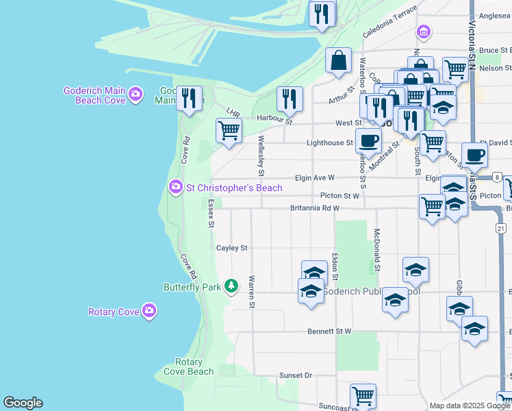 106 Wellesley Street, Goderich ON - Walk Score