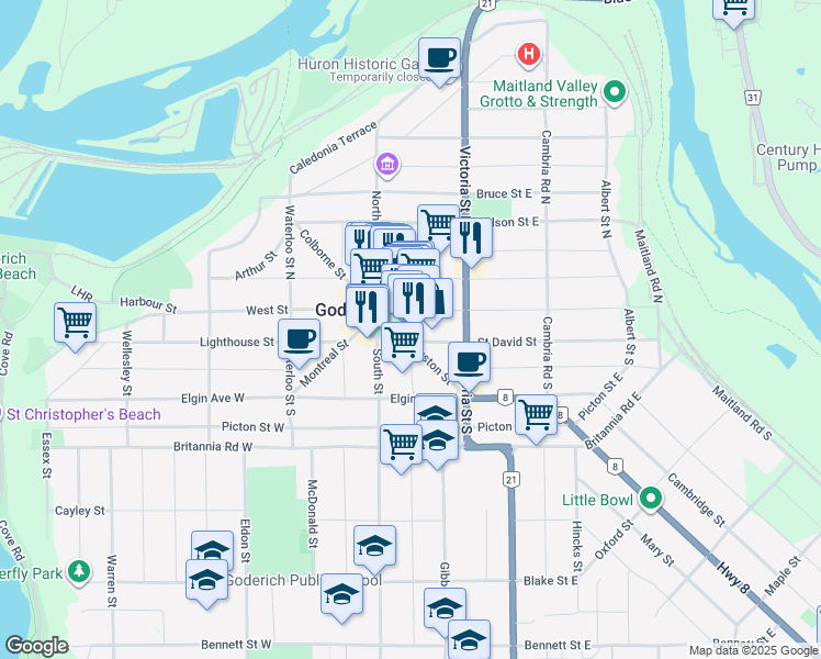 35 Saint David Street, Goderich ON - Walk Score