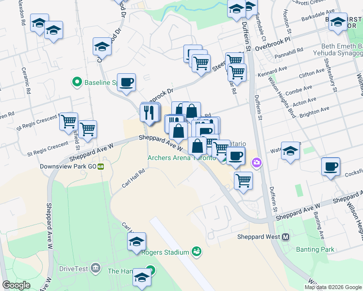 1170 Sheppard Avenue West, Toronto ON - Walk Score