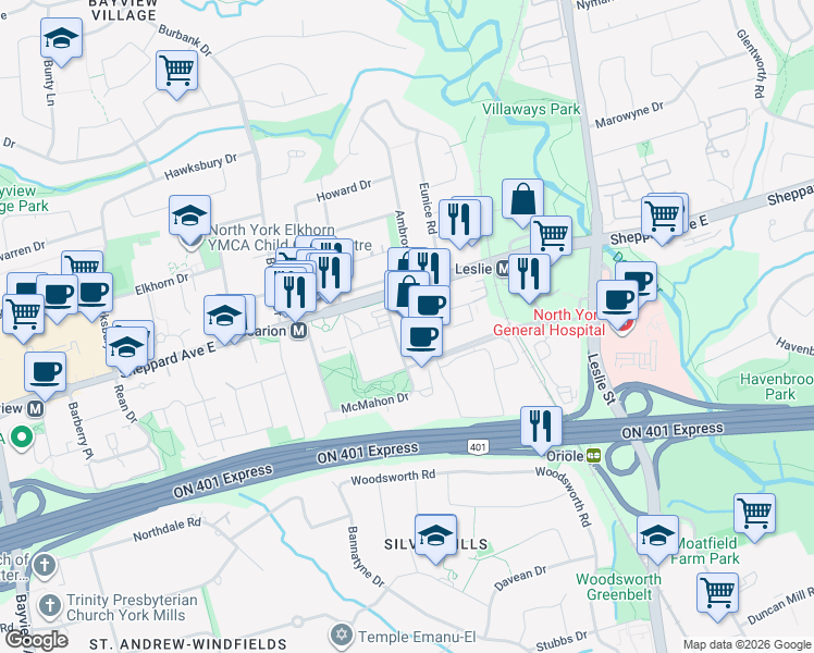 1019 Sheppard Avenue East, Toronto ON - Walk Score