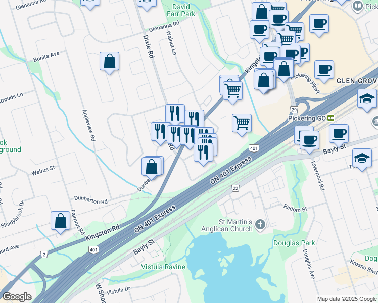 1099 Kingston Road, Pickering ON - Walk Score