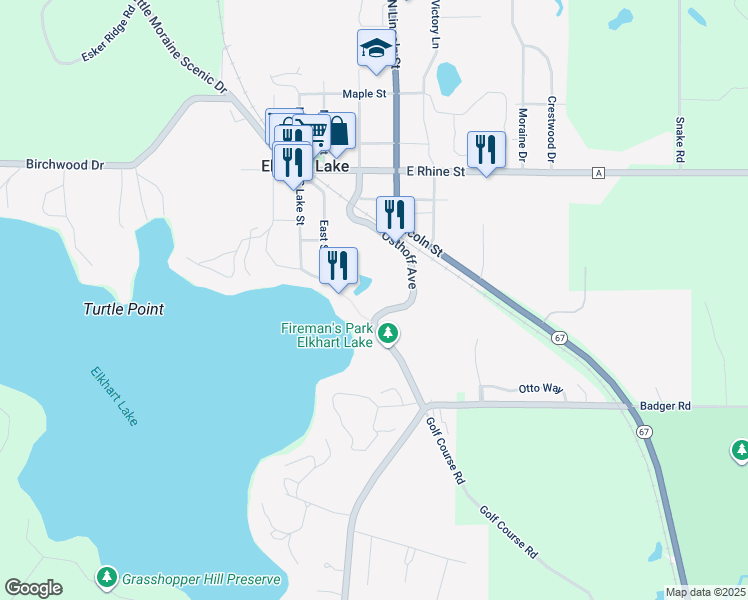 101 Osthoff Avenue, Elkhart Lake WI - Walk Score